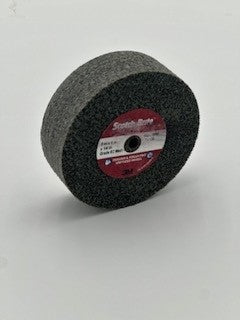 Disc, 3X1X1/4 6C MED UNITZED WHEEL 3 x 1 x 1/4" - 6CMED+ Grade - Debur ...